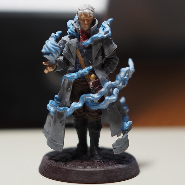Scythe Warlock - Female Elf Witch - Necromancer Woman - Dnd Mini - Etsy