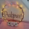 Light up Name Sign on a Stand. Light up Hoop With Name. - Etsy UK