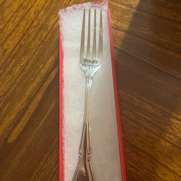 Dingle Hopper Fork Ariel Princess Little Mermaid Inspired Engraved Fork ...