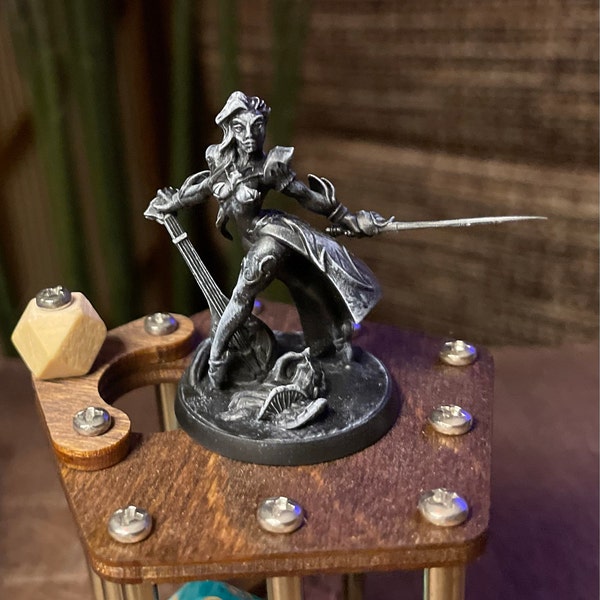 Female Elf Bard Miniature Fighter Mini Dungeons and Dragons Mini RPG ...