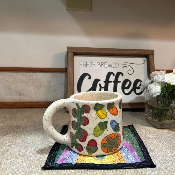 Handmade Tomato Mug Made to Order!! - Etsy