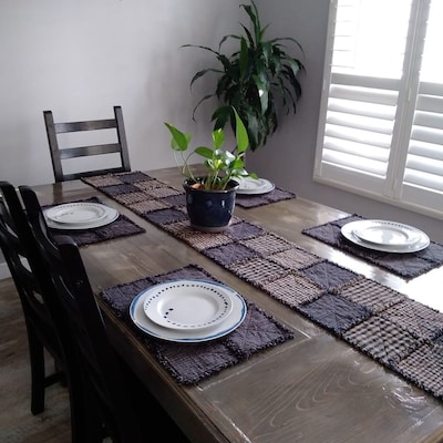 Denim Valance Western Home Decor County Farmhouse Window - Etsy