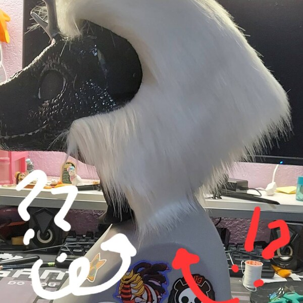 Digital Item!! Dino Mask Raptor Fursuit Hood Pattern + Tutorial ~ PDF ...