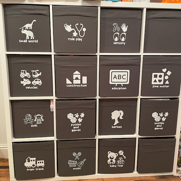 Kids Wardrobe Organization Labels, Ikea Kallax Drona Trofast Storage ...