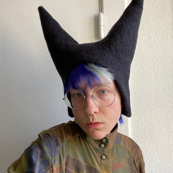 Phrygian Red Felt Wool Hat Medieval Men's and Women's Liberty Cap ...