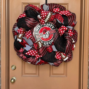 Virginia Tech Wreath, Hokies Wreath, VT Wreath, Hokies Football Wreath ...