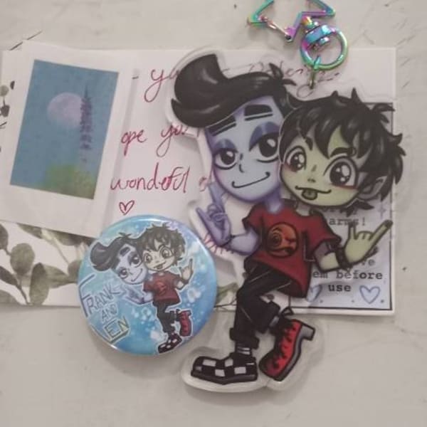 Ruby Gloom Characters - Acrylic Keychain / Charms - Etsy