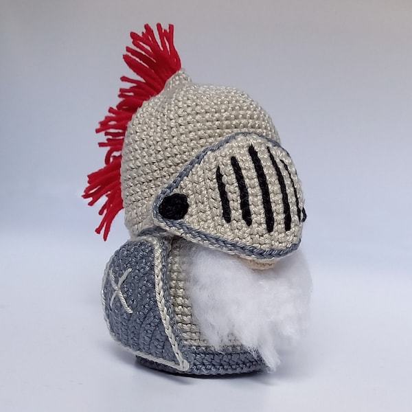 Knight Gnome Crochet Pattern PDF Knight Amigurumi Knight Pattern ...