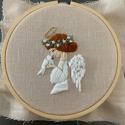 PDF Pattern 3 Ornament Angel Step by Step Beginner Embroidery Pattern ...