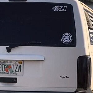 American Flag Jeep XJ Decal - Etsy