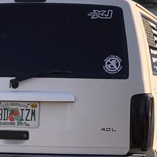 American Flag Jeep XJ Decal - Etsy