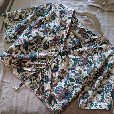 Drawstring Ruched Top Sewing Pattern PDF, Women's Blouse Sewing Pattern ...