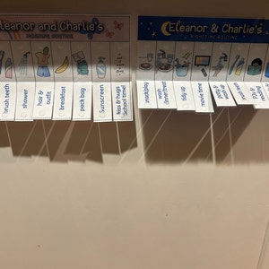 Editable Morning Routine Chart, Printable Folding / Flip Chart : Kids ...