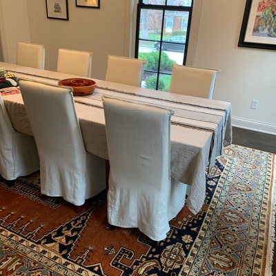 French Style Linen Table Runner, Striped Linen Table Runner ...