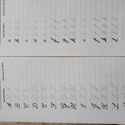 Printable Handwriting Worksheets5 Pages letters, Words, and Sentences ...