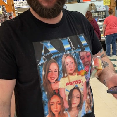 Hilarious Custom Birthday Photo Bootleg T-shirt for Gift Girlfriend ...
