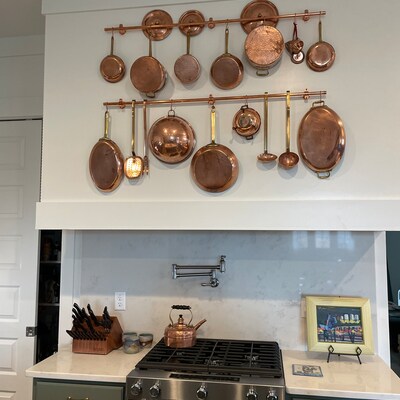 Copper Pot Rail, Copper Pot Rack - Etsy