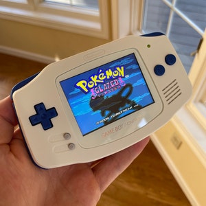 Gameboy Advance SP Solid Black Color AGS IPS Screen Mod With - Etsy
