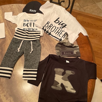 BIG BROTHER, Little Brother Outfit, Baby Boy Coming Home Outfit, Big ...