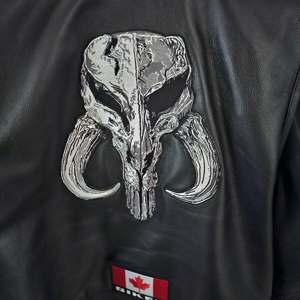 MANDALORIAN SKULL Mythosaur PATCHES - Etsy