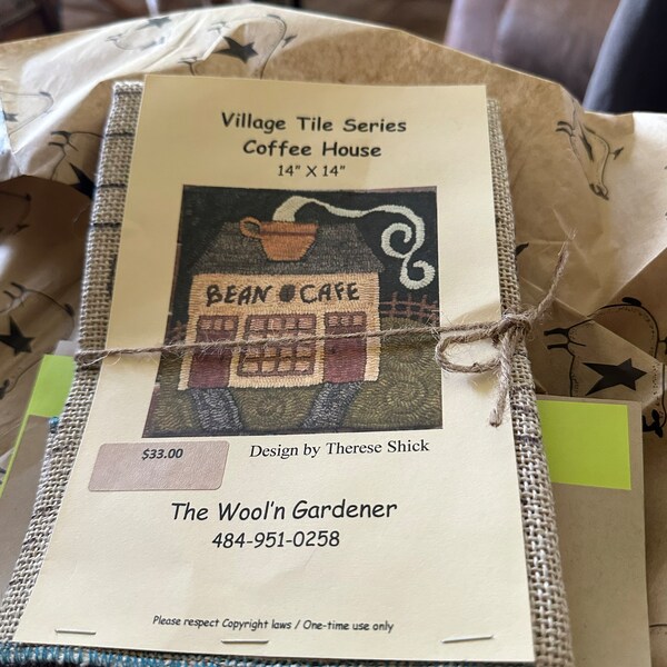 AMERICANA COTTAGE (village Tile Series) - Traditional Rug Hooking ...