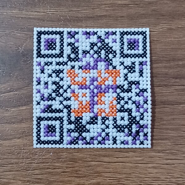 Last Christmas QR Code Cross Stitch Pattern, Plays Wham! Song on ...