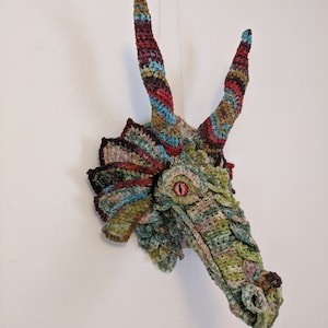 Guardian Dragon Crochet Wall Hanging Pattern Only - Etsy