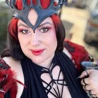 Leather Crown of Thorns Fantasy Headpiece Evil Queen Crown ...