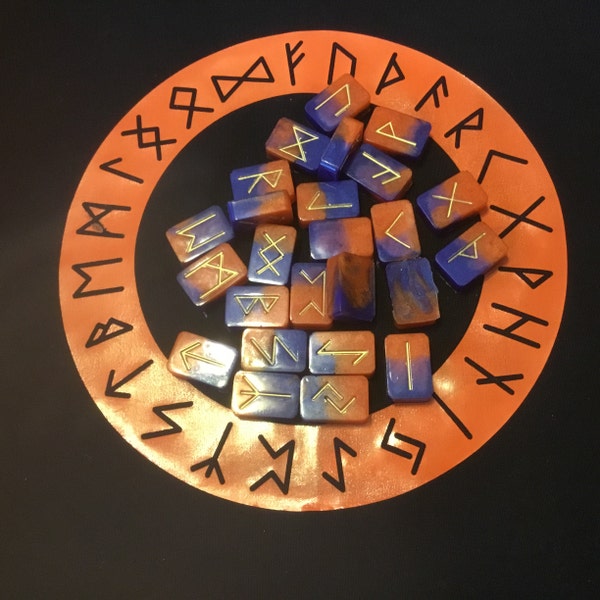 Runic Circle SVG, Runic Alphabet Wheel, Celtic Runes Letters Stencil ...