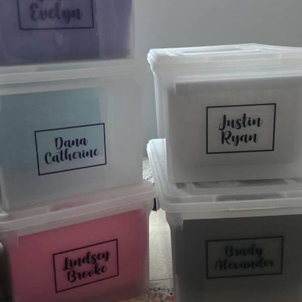 Precut File Cabinet Labels: Home Filing System, Cardstock or Sticker - Etsy
