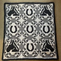 Movie Night Overlay Mosaic Crochet PATTERN ONLY, Movie Throw, Popcorn ...