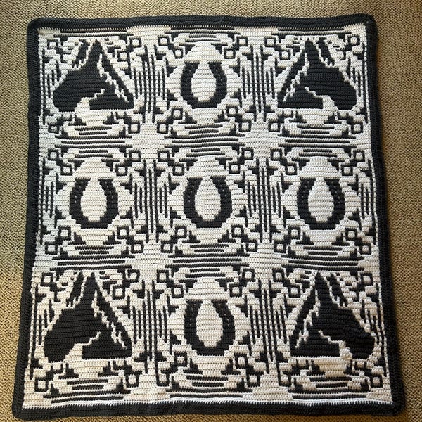 Winter Patchwork Overlay Mosaic Crochet PATTERN ONLY, Winter Theme ...