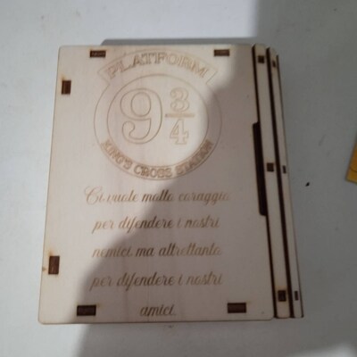 Slider Book Box Laser Cut Svg Files, Wood Gift Slider Book Box, Vector ...