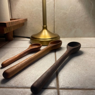 Pappa Spoon / Hand Carved Wooden Spoon / Handmade Walnut Spoon - Etsy