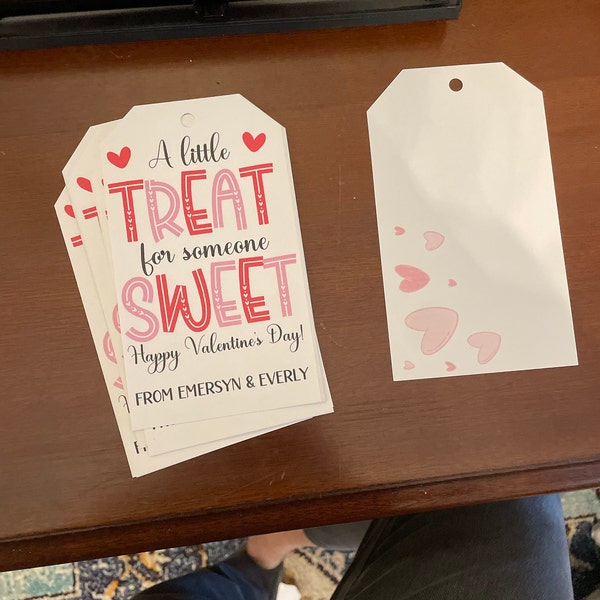 EDITABLE Valentine Gift Tags, Printable Kids Valentine Tags, Classroom ...