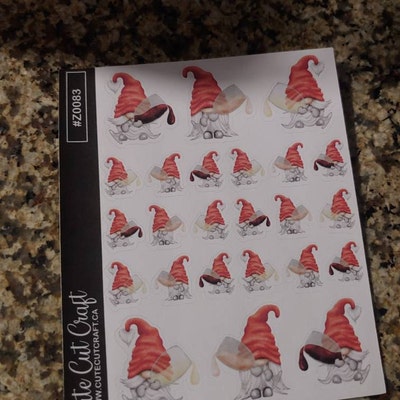 Gnome Planner Stickers Watermelon Truck Gnomes - Etsy