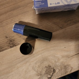 Tiny Custom Text Stamp, Mini Self-inking, Small Pre-inked Stamp ...