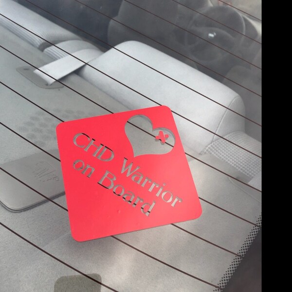 The Strongest Hearts Have Scars Sticker CHD Awareness Healing Sticker ...