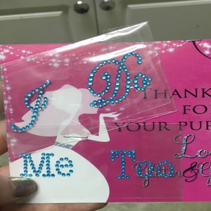 Team Bride Rhinestone Shoe Stickers Crystal Shoe Set Bride and ...