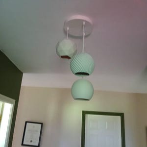 Large Organic Shape Pendant Light – Modern Scandinavian Ceiling Lamp ...