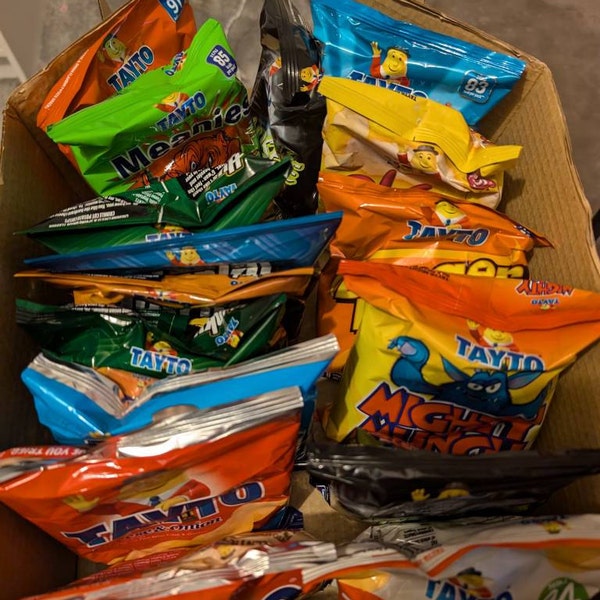 Christmas Tayto Box 18 Pack Secret Santa Gift Crispmas - Etsy UK