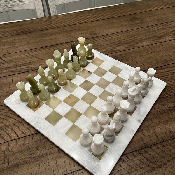 Chess Set Handmade | Stone Chess Set | Best Gifts for Him, Best Gifts ...