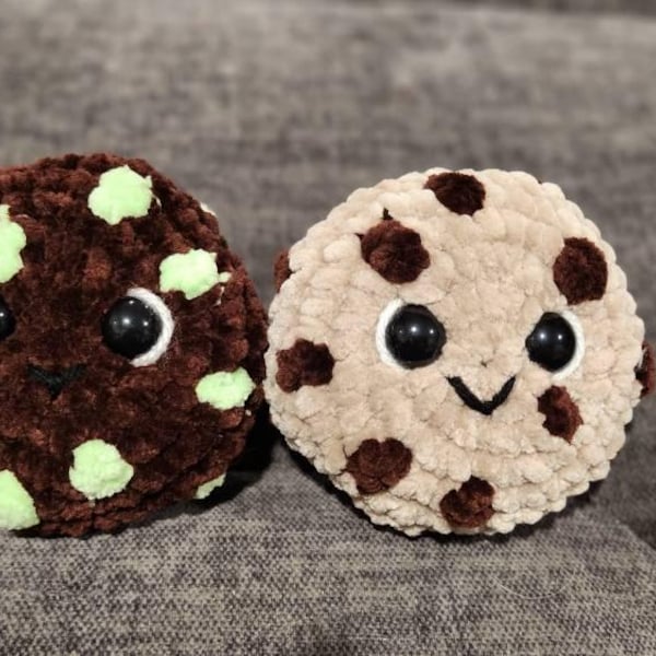 Mini Chocolate Chip Cookie Crochet Pattern, Plush Mini Cookie ...