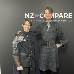 Basic Pauldrons XS Leather Shoulders Armor for Larping - Etsy