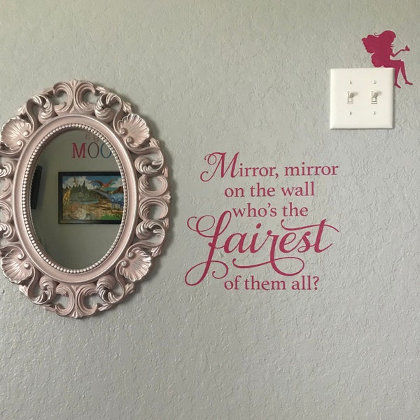 Mirror Mirror Decal | Mirror, Mirror on the Wall Who's the Fairest of ...