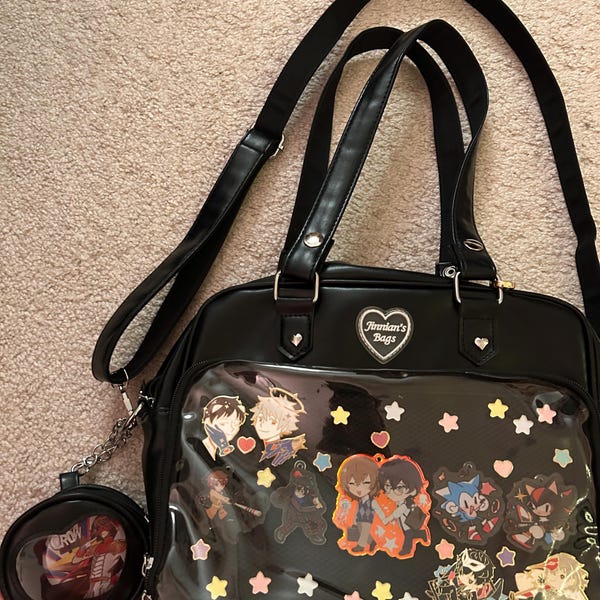 Large Ita Bag Crossbody With Insert, Anime Ita Bag, Ita Messenger Bag ...