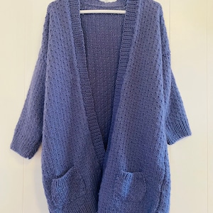 Dotty Cardigan Knit Pattern - Etsy
