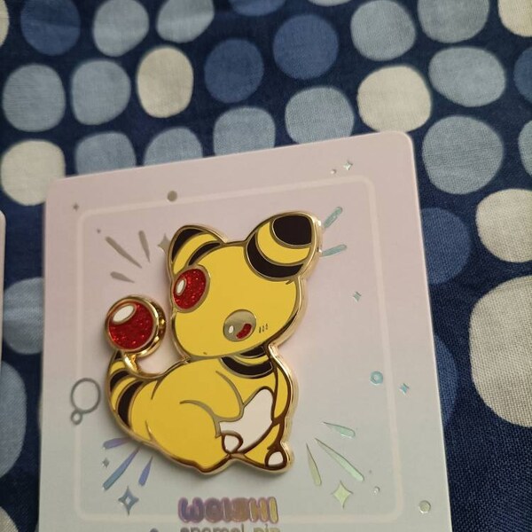 Ampharos Enamel Pin - Etsy