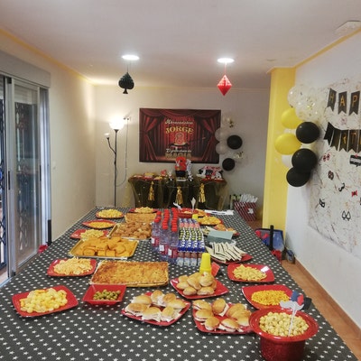 Magic Party Backdrop, Printable Banner, Magic Show Photography ...