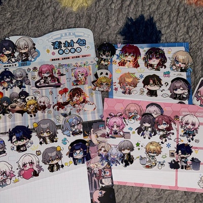 Gepard & Luocha Honkai Star Rail Chibi Acrylic Keychain - Etsy